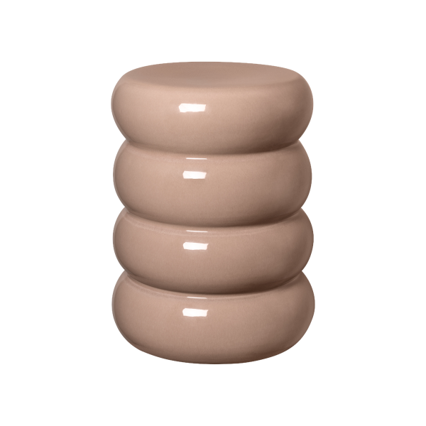 Ceramic Stool -TORU- Colour Fungi Shape round (67118)